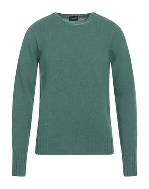 DRUMOHR Lambswool Crewneck Sweater Sage Green