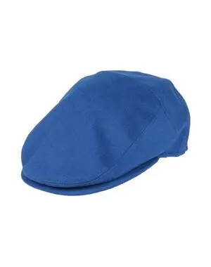 Borsalino Cashmere Flat Cap Blue