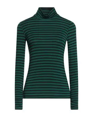 CARACTÈRE Striped Turtleneck T-shirt - Green