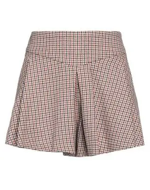 Maje Houndstooth Tweed Shorts