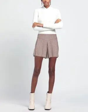 Maje Houndstooth Tweed Shorts