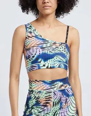 PUMA Dare To Feelin Xtra Aop Crop Top Top Size Polyester, Elastane