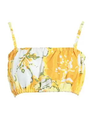 Faithfull The Brand Modie Floral Linen Tube Top