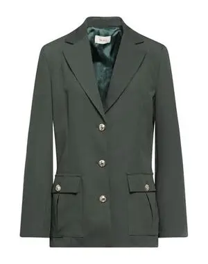 VICOLO Single-breasted Blazer - Green
