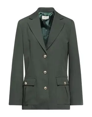 VICOLO Single-breasted Blazer - Green