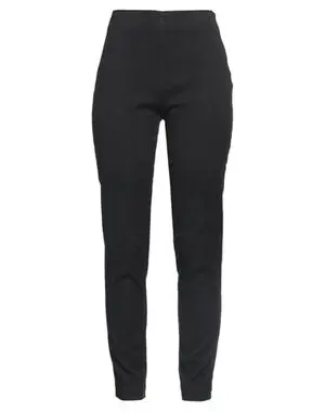 120% Lino Slim Fit Skinny Pants - Black