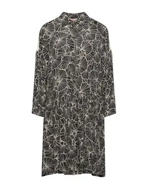 TWINSET Mini Floral-print Crepe Shirt Dress