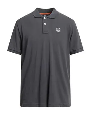 NORTH SAILS Man Polo Shirt Tomato Red Size Xs Cotton Grey
