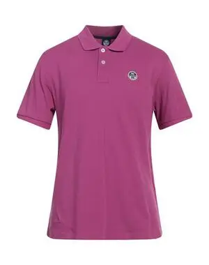 NORTH SAILS Man Polo Shirt Tomato Red Size Xs Cotton Purple