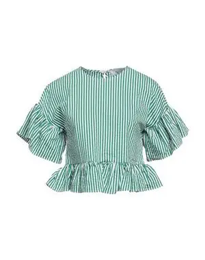 GAËLLE PARIS Cotton Peplum Top