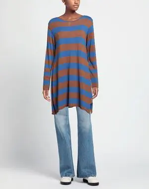 SOUVENIR Striped Knit Sweater - Blue