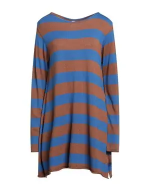 SOUVENIR Striped Knit Sweater - Blue