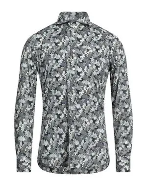 BASTONCINO Man Shirt Grey Size 15 ½ Cotton