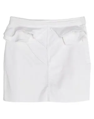 VICOLO Denim Pencil Skirt - White