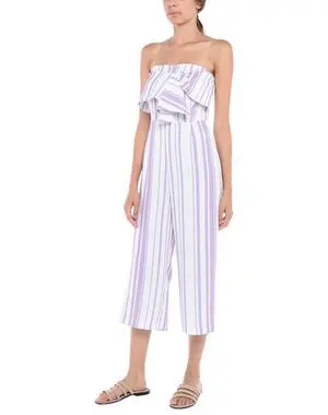 TWENTY EASY BY KAOS TWENTY EASY By KAOS Striped Jumpsuit Purple