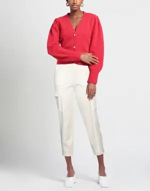 HAVEONE High Waisted Cargo Trousers - White