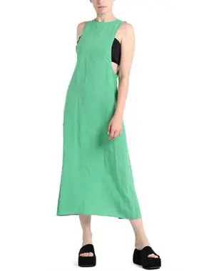 Topshop Contrast Tab Side Midi Dress
