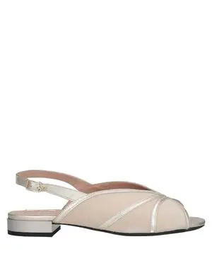 Geox Leather Slingback Sandals - Beige