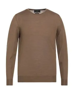 LIU •JO MAN Wool Crewneck Sweater - Beige