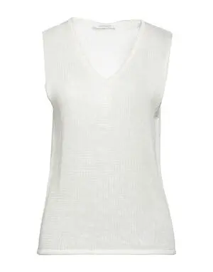 BELLWOOD Linen Knit Top - White