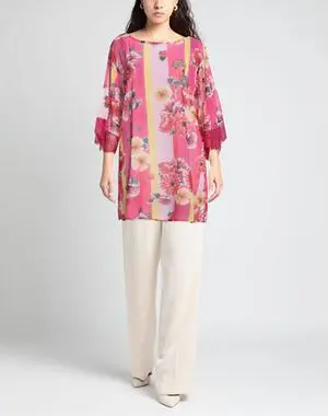 PEPITA Floral-print Kaftan Top - Fuchsia