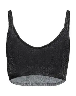 ANTONELLA RIZZA Knitted Crop Top - Black
