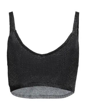 ANTONELLA RIZZA Knitted Crop Top - Black