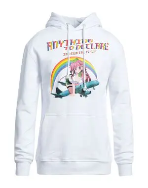 SUNSET SOLDIERS Cotton Sweatshirt With Glitter Print