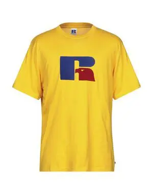 RUSSELL ATHLETIC T-shirt Size Cotton - Yellow