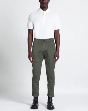 STILOSOPHY Pants Size Cotton, Elastane - Green