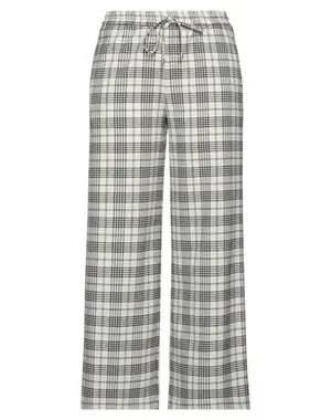VICOLO Wide Leg Checked Pants