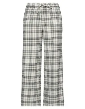 VICOLO Wide Leg Checked Pants