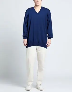DRUMOHR Merino Wool Sweater - Blue