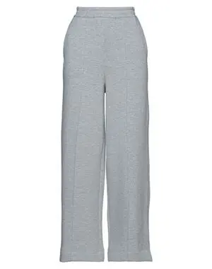 SOLOTRE Wide-leg Fleece Pants - Grey