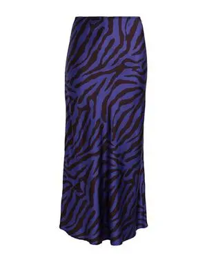 Andamane Zebra-print Maxi Skirt - Purple
