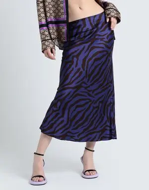 Andamane Zebra-print Maxi Skirt - Purple