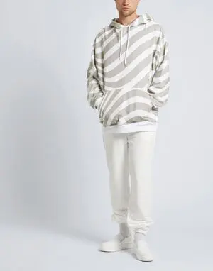 8 BY YOOX Striped Organic Cotton Hooded Sweatshirt