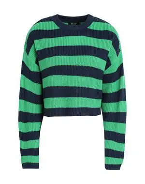 Only Striped Lightweight Knit Sweater - Navy