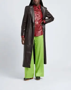 8 BY YOOX Pull-on Wide Leg Pants Pants Lime Size Polyester