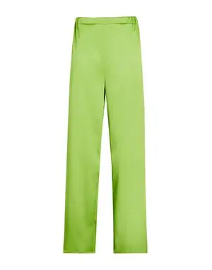 8 BY YOOX Pull-on Wide Leg Pants Pants Lime Size Polyester