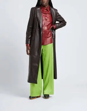 8 BY YOOX Pull-on Wide Leg Pants Pants Lime Size Polyester