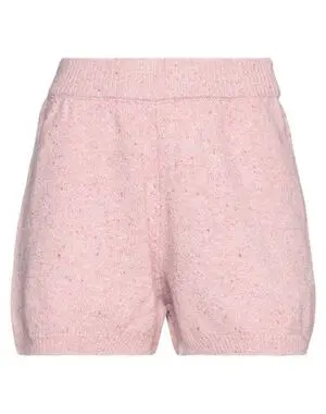 VICOLO Knitted High-waisted Shorts - Pink