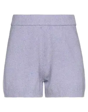 VICOLO Knitted High Waisted Elasticized Waist Shorts