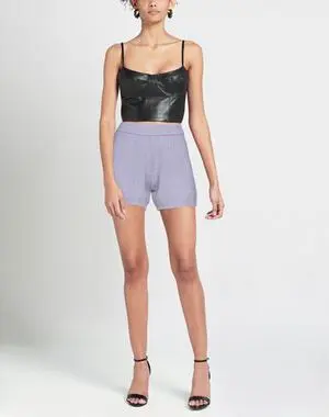 VICOLO Knitted High Waisted Elasticized Waist Shorts