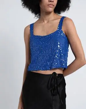 Topshop Tulle Crop Top