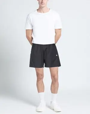 THE EDITOR Cotton Shorts - Black