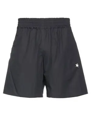 THE EDITOR Cotton Shorts - Black