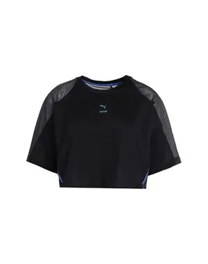 PUMA X KOCHÉ Logo-print Cropped T-shirt