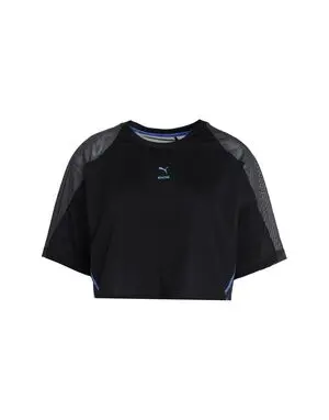 PUMA X KOCHÉ Logo-print Cropped T-shirt