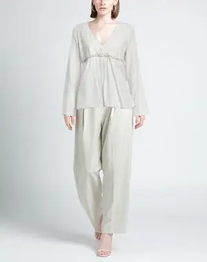 MANILA GRACE Striped Woven Top